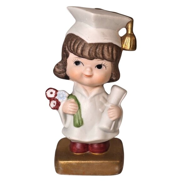 Unbranded | Accents | Vintage Treasure Masters Graduation Girl Figurine ...